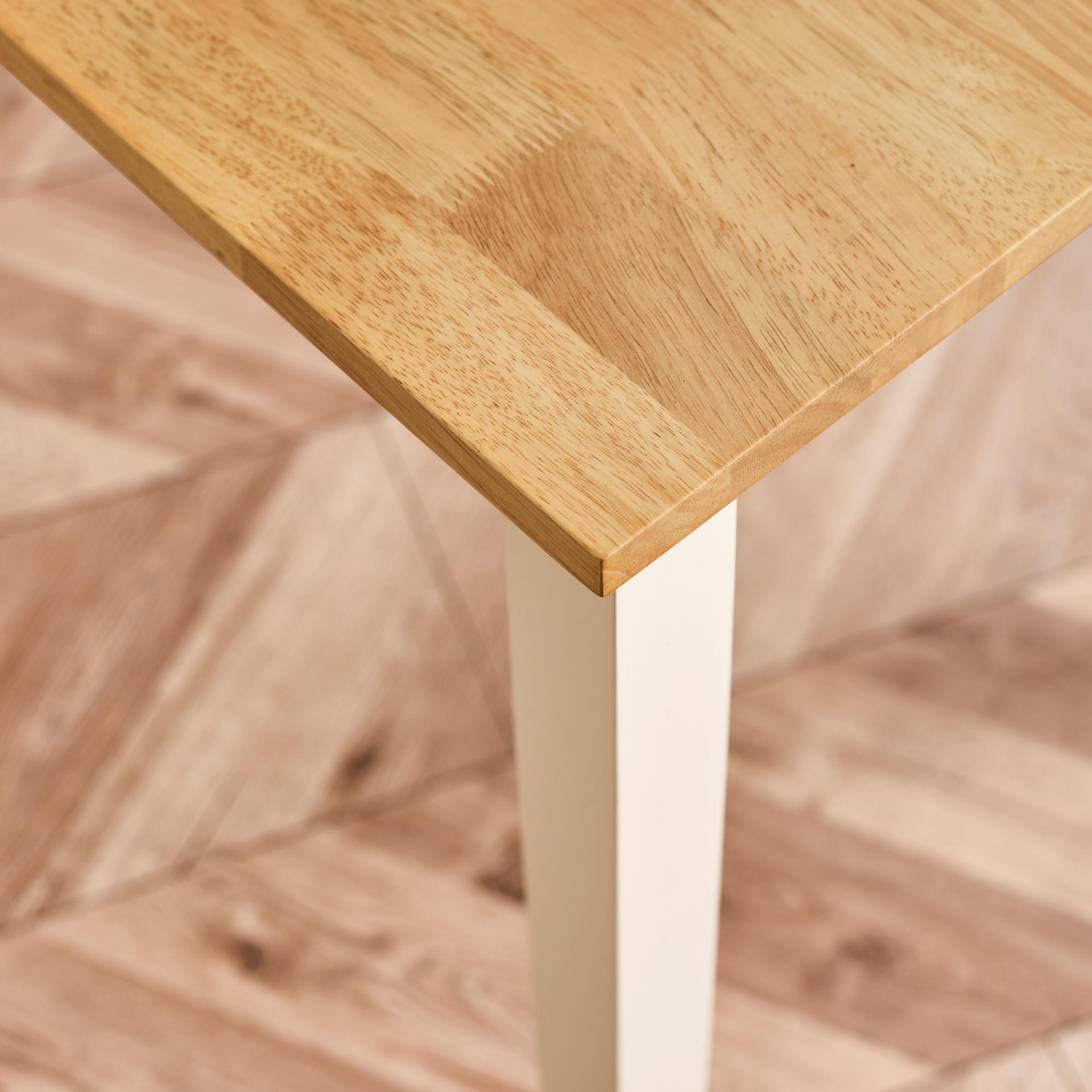 Salcombe Small Rectangular Wooden Table & 2 Tenby Small Benches ...
