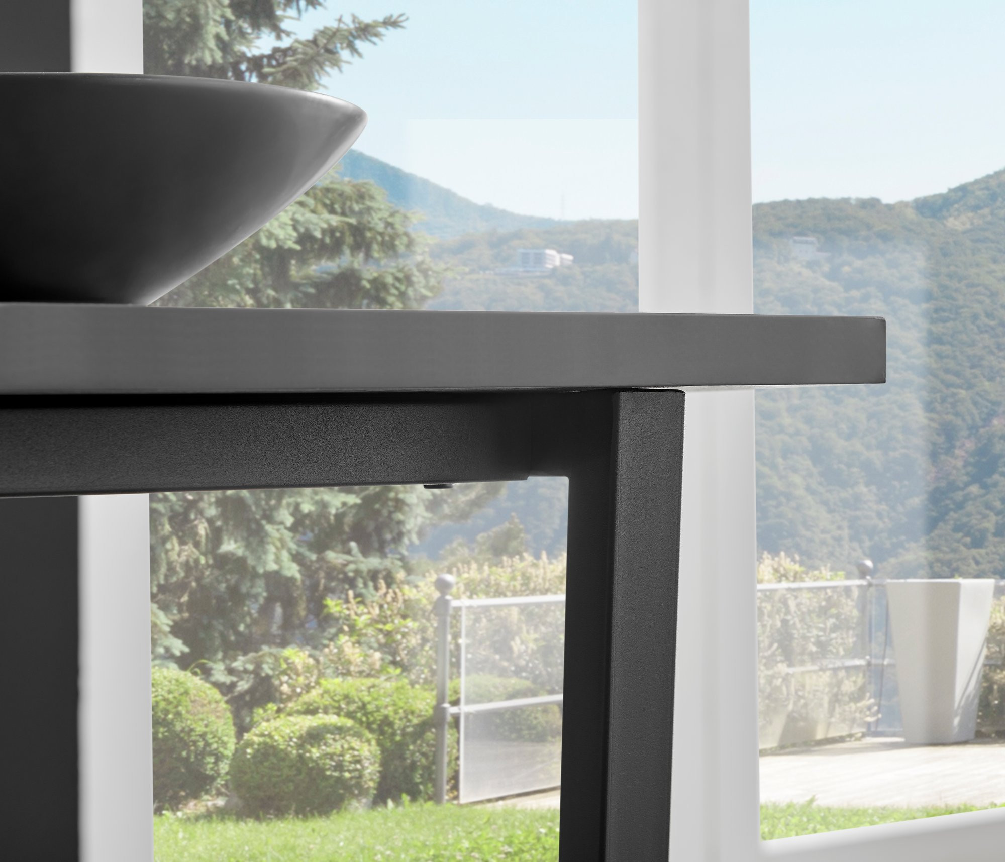 Carson Square White Marble Table Black Legs & 6 Pesaro Black Leg Chairs ...