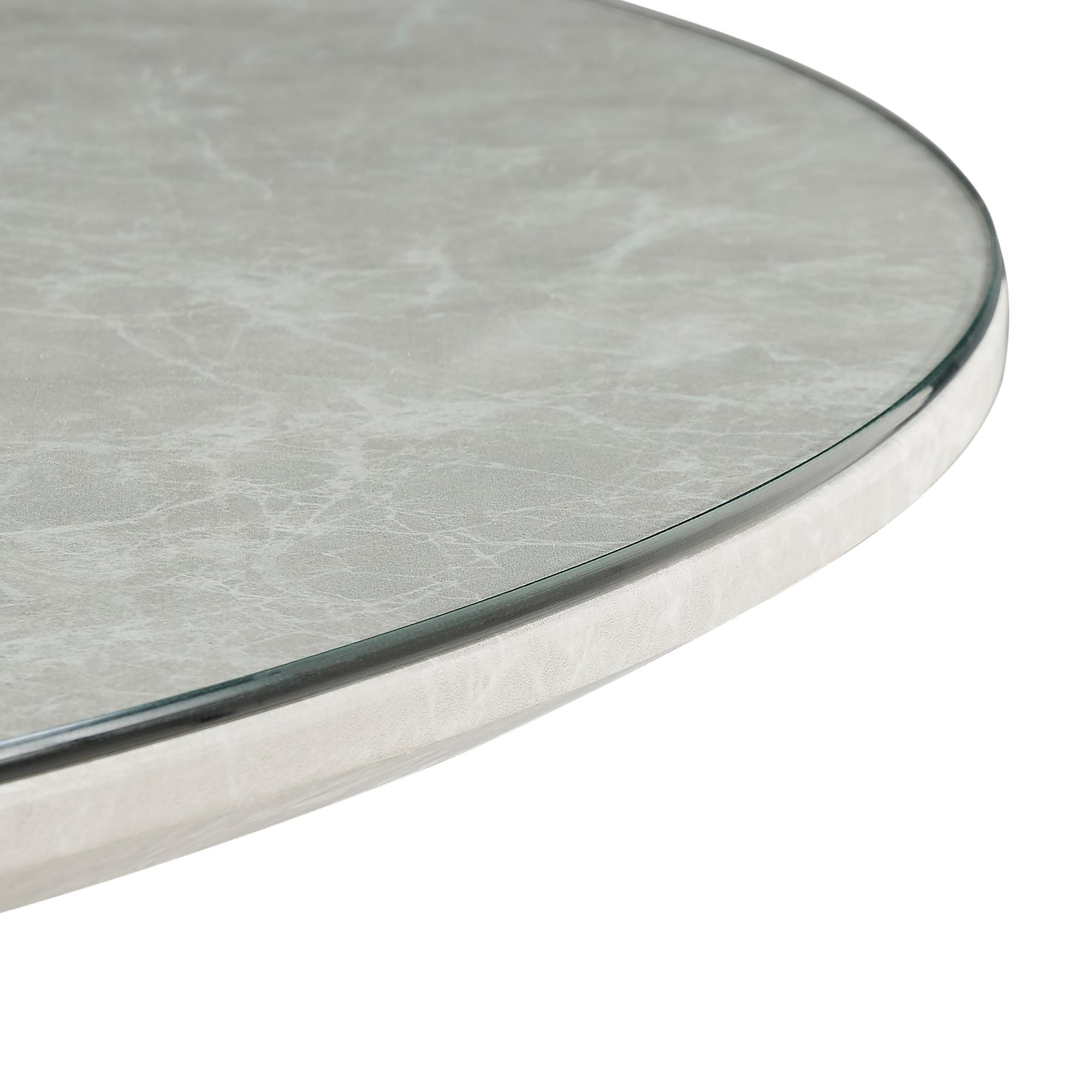 Round Glass Dining Table Protector 120cm | Furniturebox