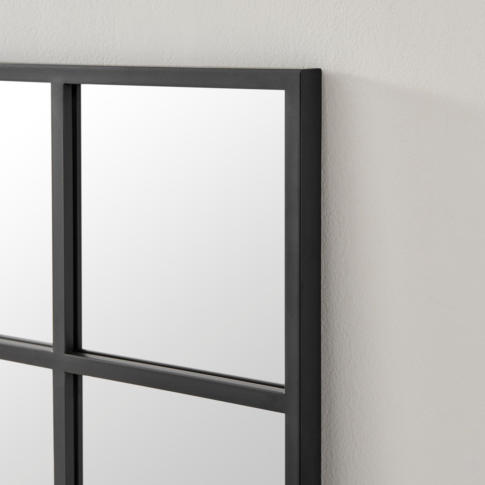 Black Window Mirror | Wall Mirror