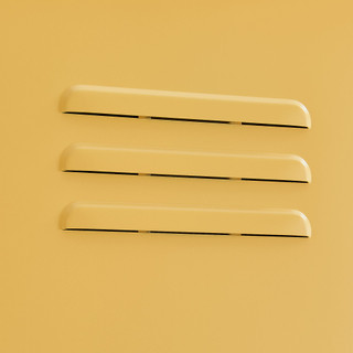 Teksi Mustard Yellow Metal 2 Door Sideboard | Storage Furniture