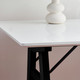 Ivan White Desk Black Legs | Office Furniture
