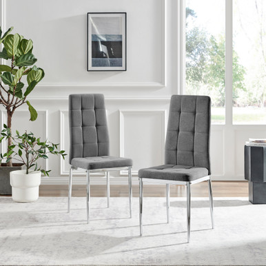 Grey and silver chair store