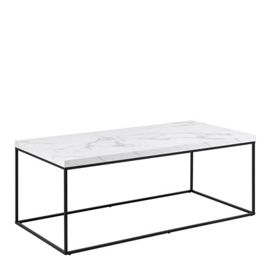 Baron White Marble Effect Coffee Table | Living Room