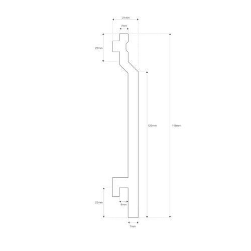 Cream Composite Wall Cladding 156mm x 21mm x 3600mm - Unique Wholesale ...