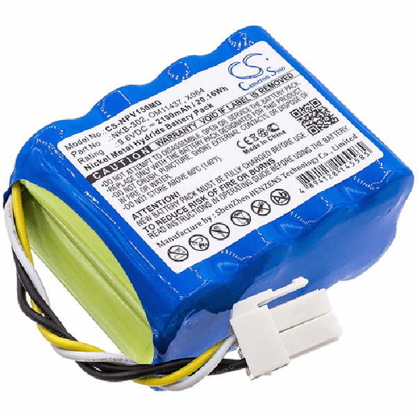 Nihon Kohden NKB-302 Battery 9.6 Volts 2100 mAh