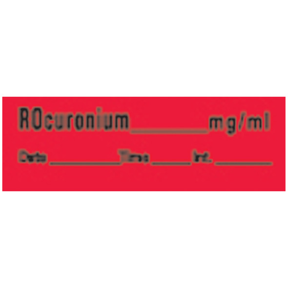 Precision Dynamics (formerly PDC Timemed) AN-95 Tracrium Syringe Labels ...