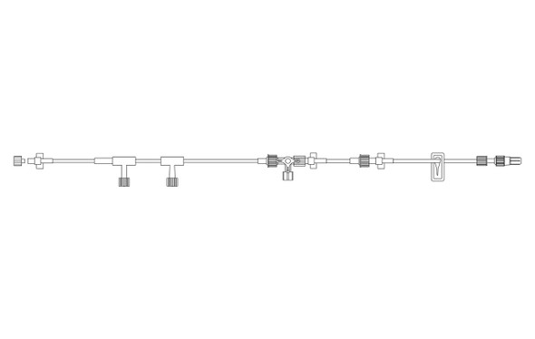 10012562 CareFusion EXT SET W/2 ONE WAY VALVES
