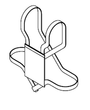 015-0500-02 Spacelabs Healthcare POUCH, TELEMETRY, TX., S PU, 100/BOX