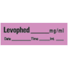 Precision Dynamics (formerly PDC Timemed) AN-62 Levophed Syringe Labels ...
