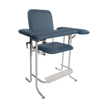 Dukal Corporation 4383F Blood Draw Chair, Tall Height, Flip Up Arm, 500 ...
