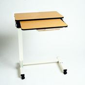Patterson Medical 920521 Executive Split-Top Overbed Table, Gunstock ...
