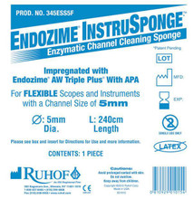 Ruhof 345ESS5F Endozime Instrusponge for Flexible Instruments, 5mm x ...