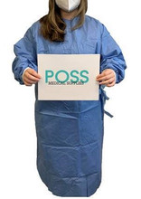 Poss Medical p/n E103170 Surgical Soft Surgical Gown, AAMI Level 3 ...