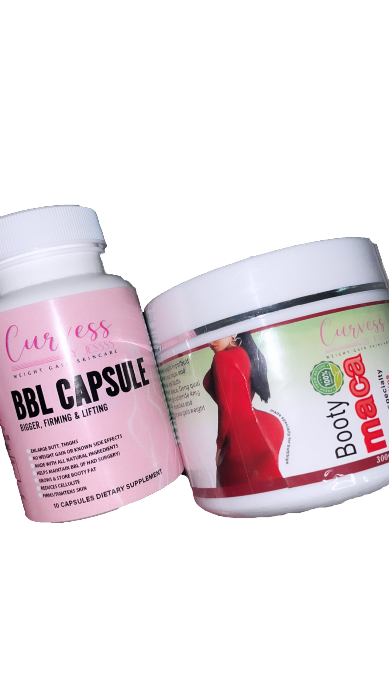 Curves By Jess - BBL Capsule & Maca Big Booty Cream Bundle