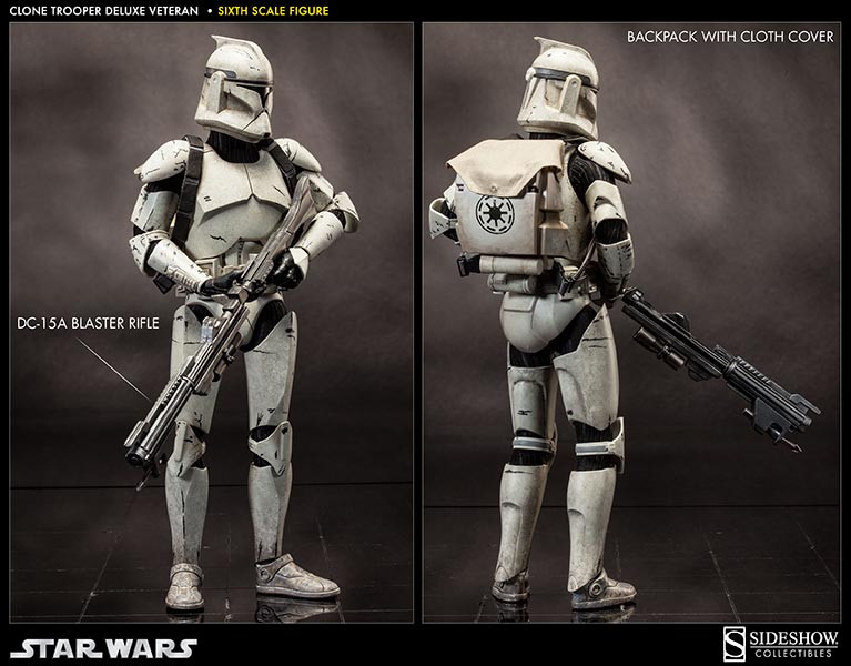 Sideshow - Star Wars - Clone Trooper Deluxe: Veteran - Urban Samurai ...