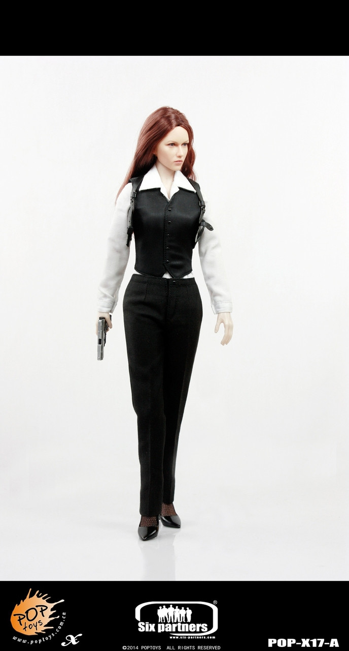 Pop Toys - MI6 Female Agent in Black