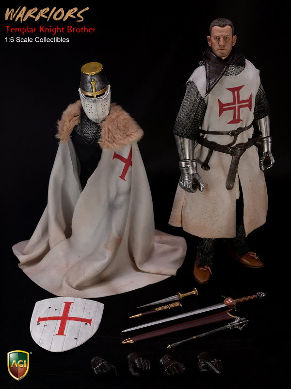 ACI Toys 1/6 Crusader Knight Templars - Templar Knight Brother