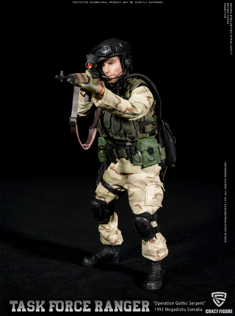 Crazy Figure - 1/12 Rangers Task Force 1993 "Operation Gothic Snake ...
