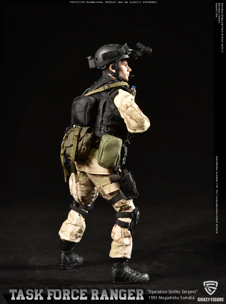 Crazy Figure - 1/12 Rangers Task Force 1993 "Operation Gothic Snake ...