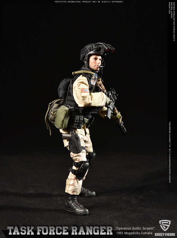 Crazy Figure - 1/12 Rangers Task Force 1993 "Operation Gothic Snake ...