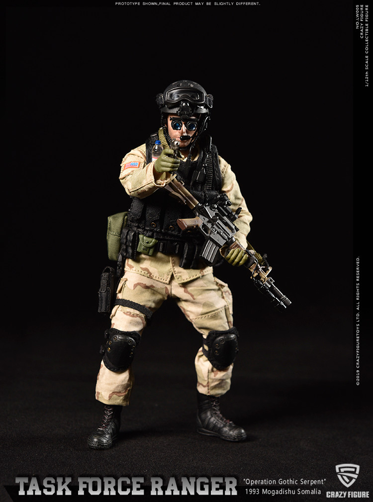 Crazy Figure - 1/12 Rangers Task Force 1993 "Operation Gothic Snake ...
