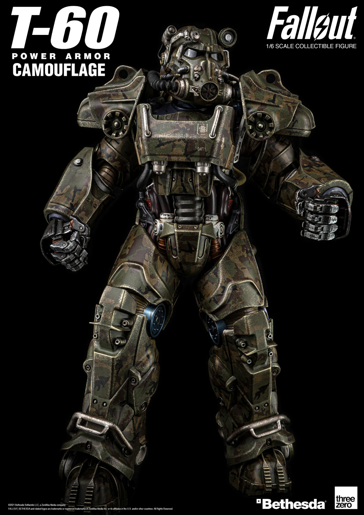 Threezero Fallout T60 Camouflage Power Armor