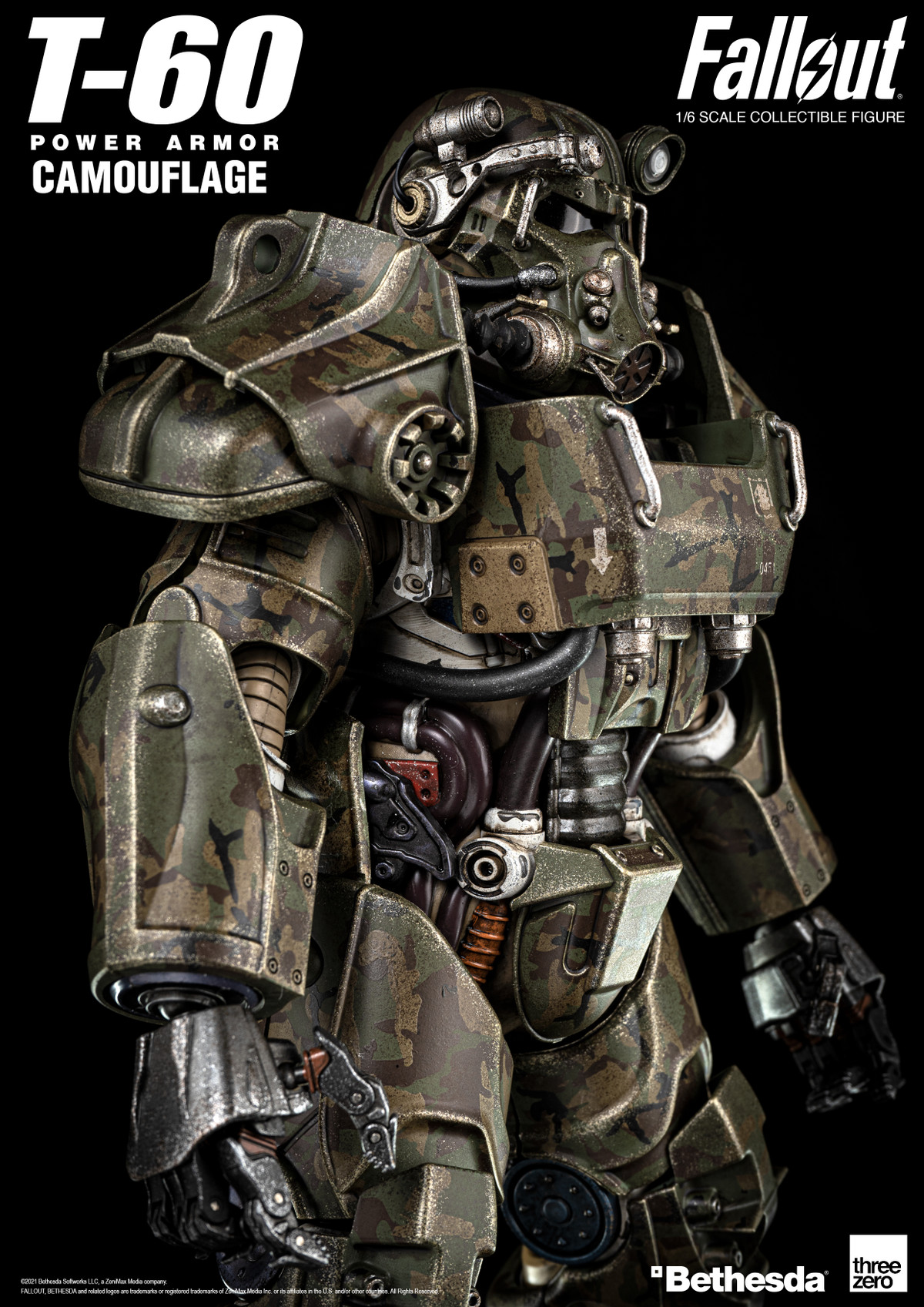 Threezero Fallout T60 Camouflage Power Armor