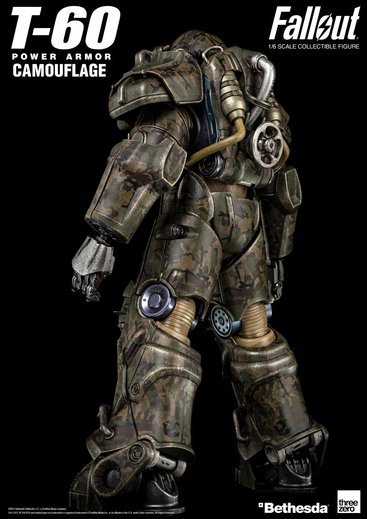 Threezero Fallout T60 Camouflage Power Armor