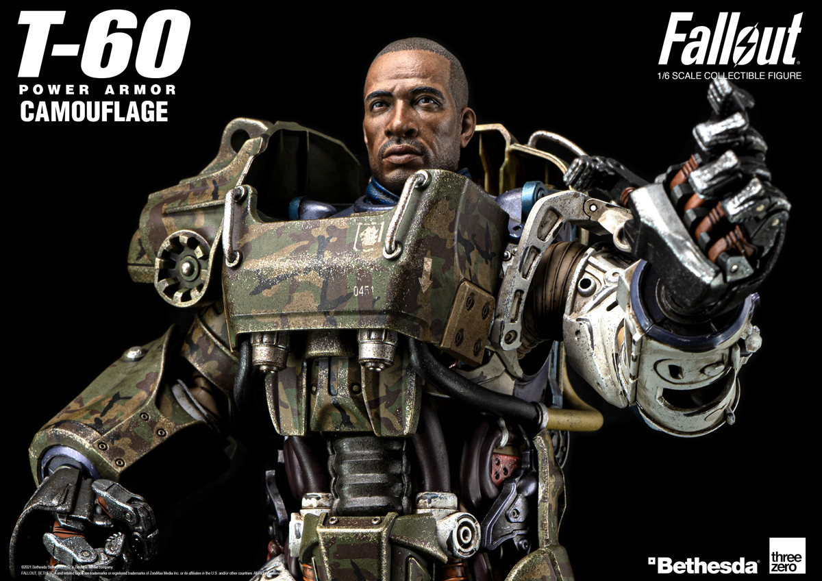 Threezero Fallout T60 Camouflage Power Armor