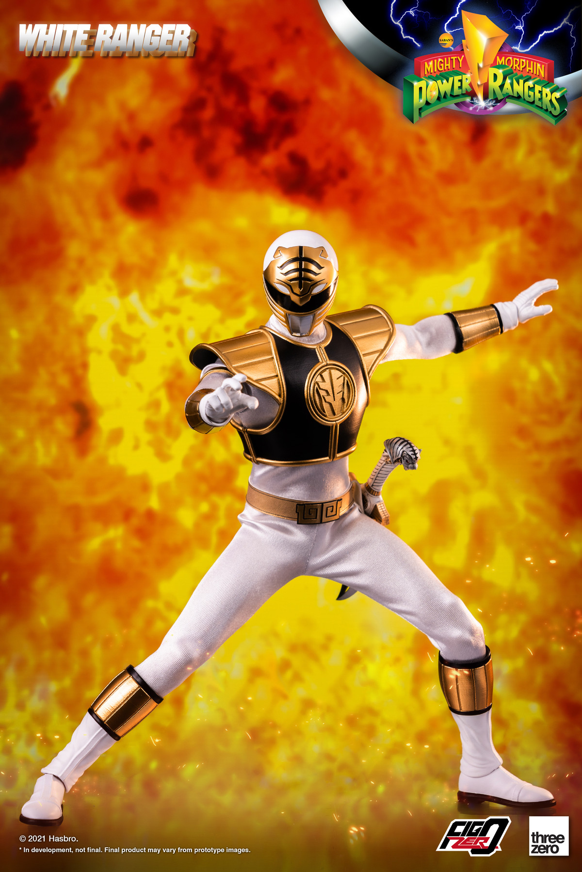 Threezero - Mighty Morphin Power Rangers - White Ranger