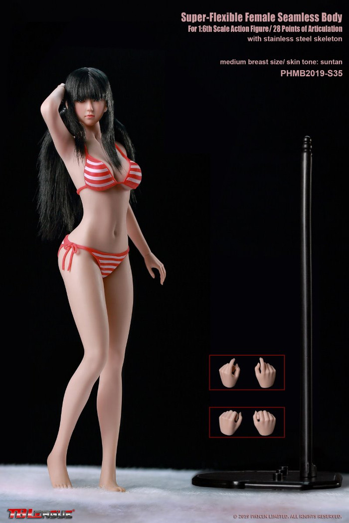 Tbleague Female Super Flexible Seamless Body With Head Large Bust