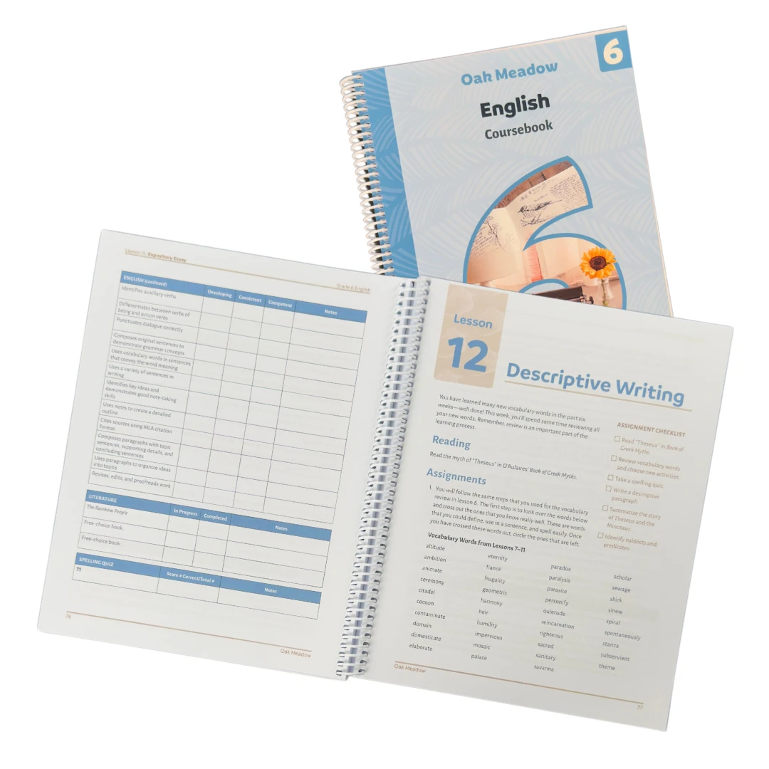 6th Grade Curriculum Package | Oak Meadow