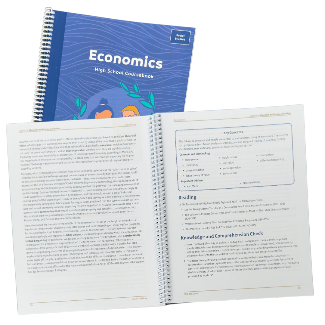 Economics Course Package - High School | Oak Meadow
