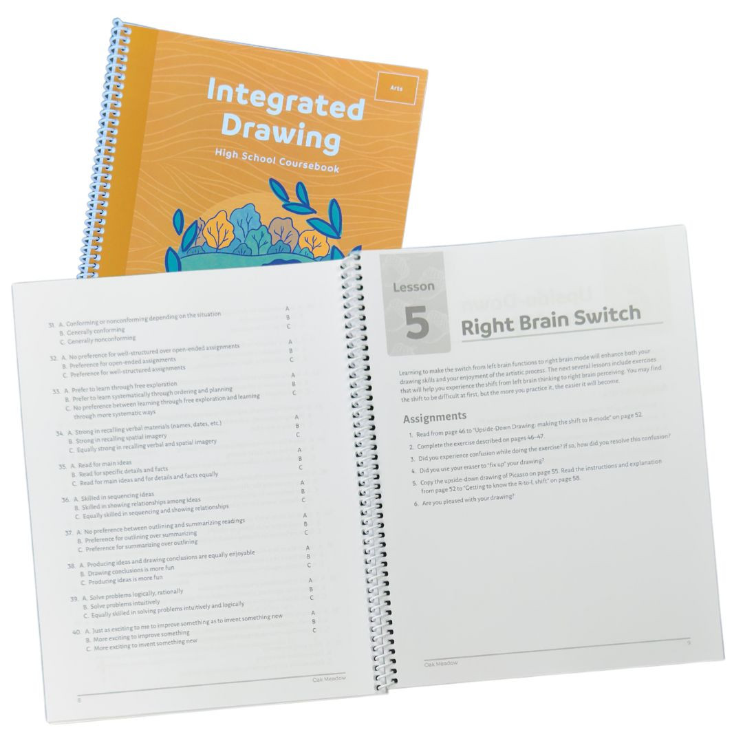 Integrated Drawing Coursebook | Oak Meadow