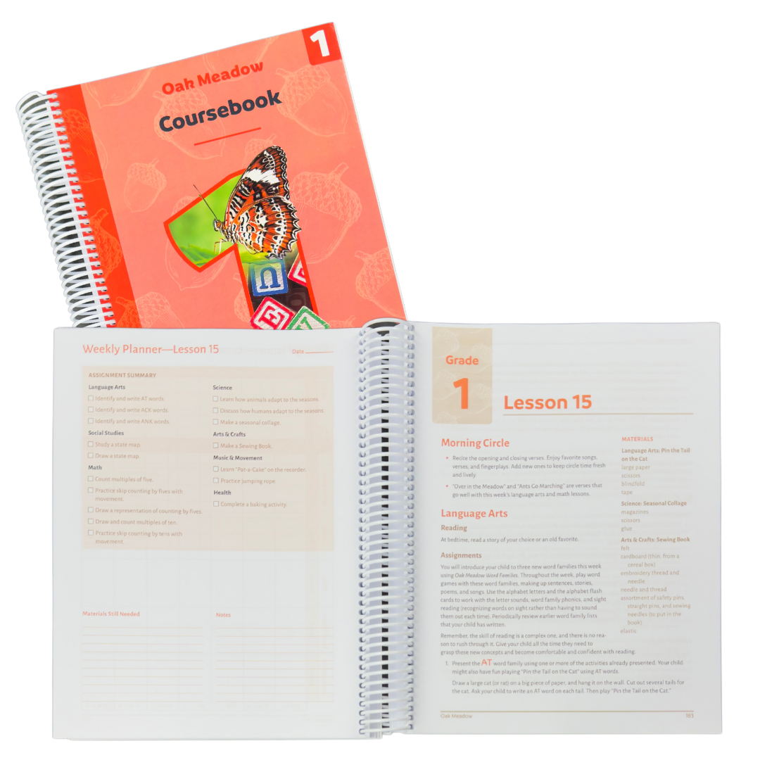 1st Grade Coursebook & Resource Book | Oak Meadow