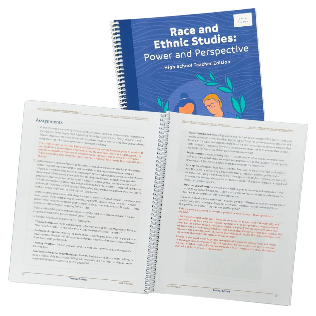 Race & Ethnic Studies Teacher Edition | Oak Meadow