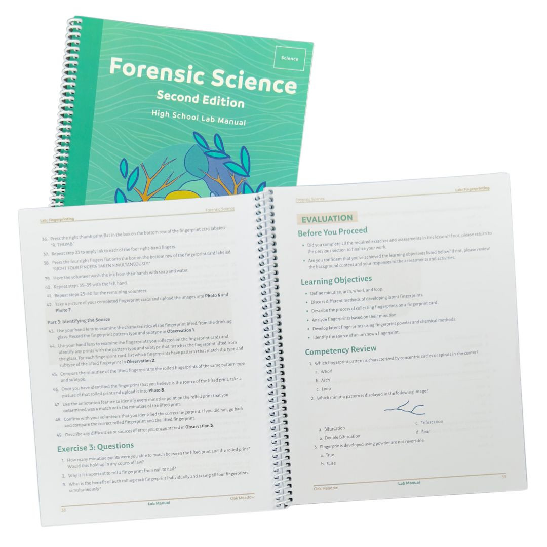 Forensic Science Lab Manual, 2nd Edition | Oak Meadow