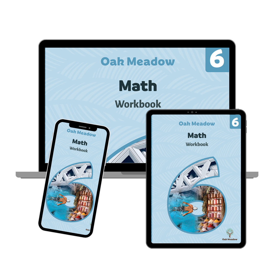 6th Grade Math Workbook - Digital | Oak Meadow