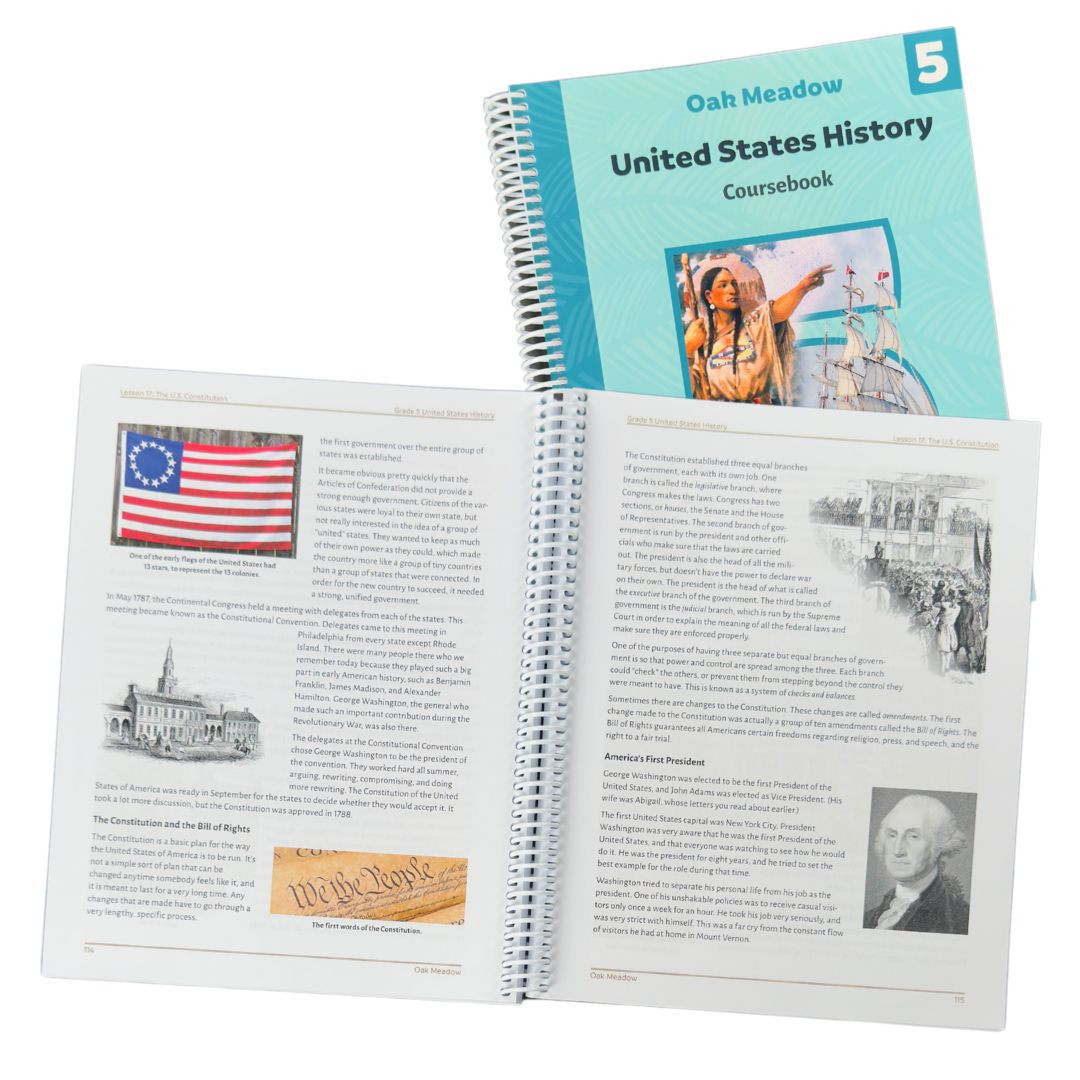 5th Grade United States History Coursebook | Oak Meadow