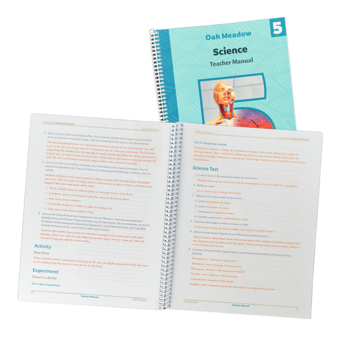 5th Grade Science Teacher Manual | Oak Meadow