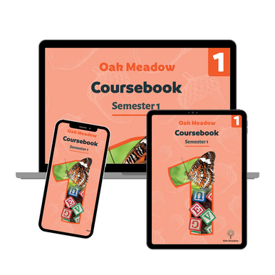 1st Grade Coursebook, Semester 1 - Digital | Oak Meadow