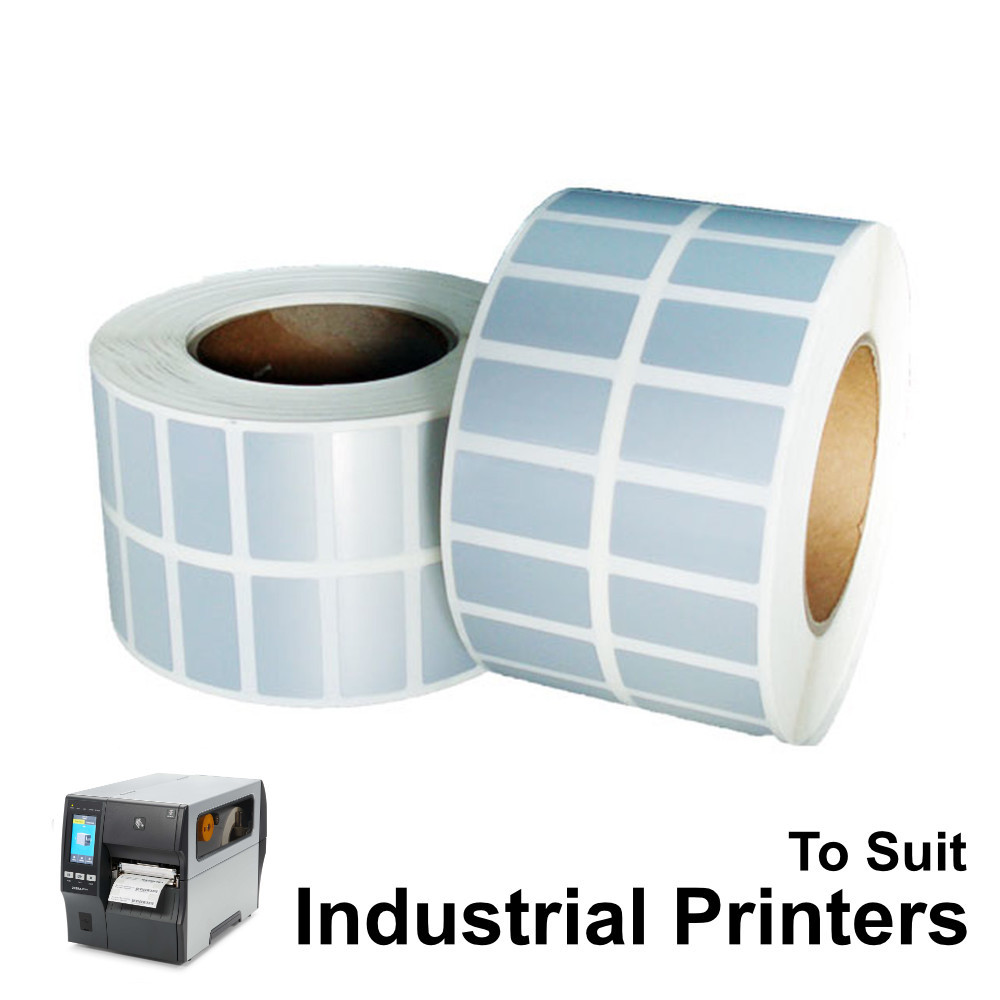 Metalised Polyester Asset Labels - 38mm X 19mm