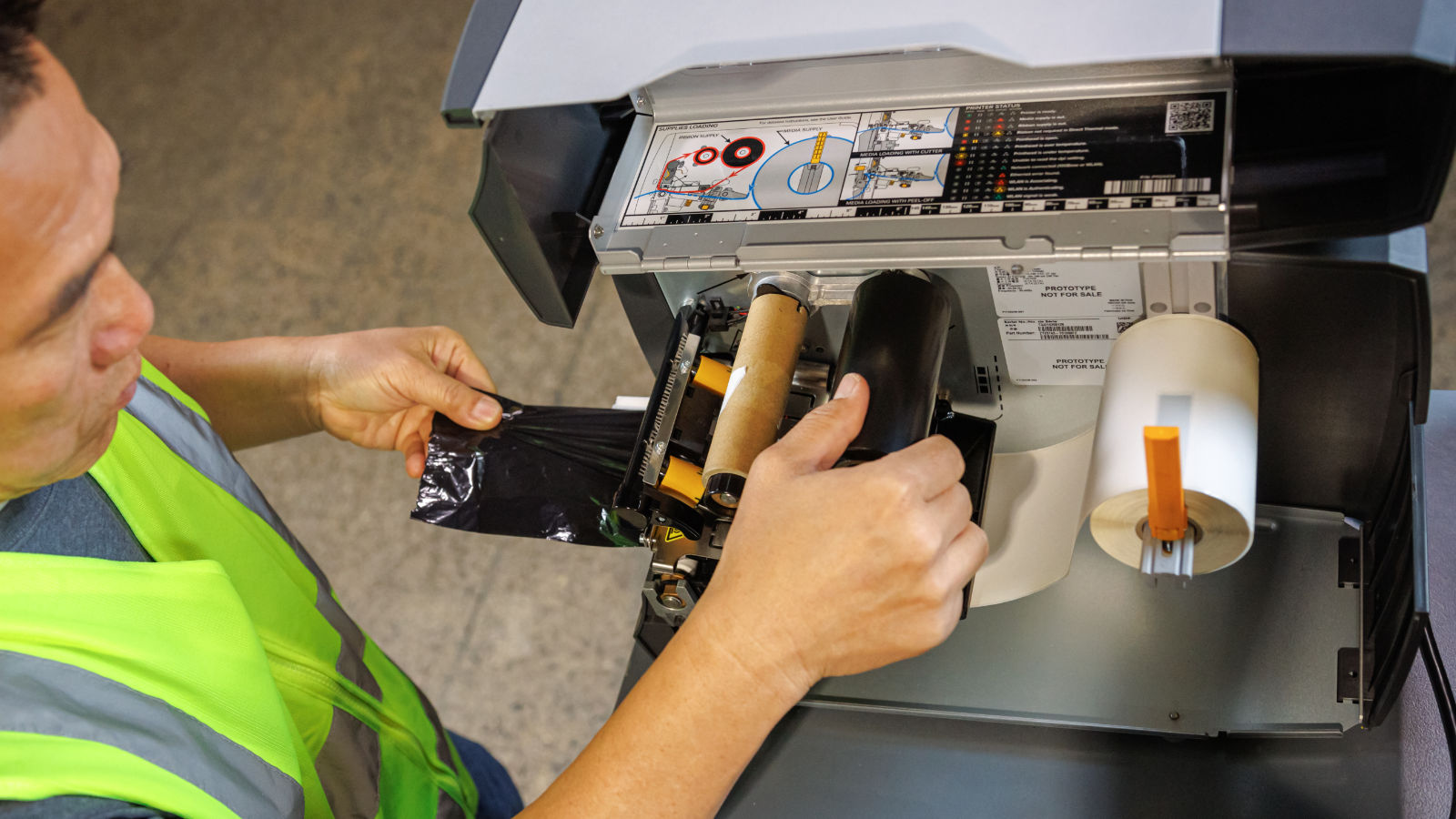 How to Choose Thermal Ribbon for Your Label Printer - Barcodes Group ...