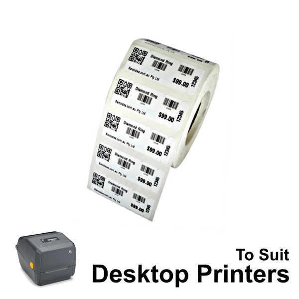 Jewellery Labels -Multi Part Label- 53mm X 20mm-Australia