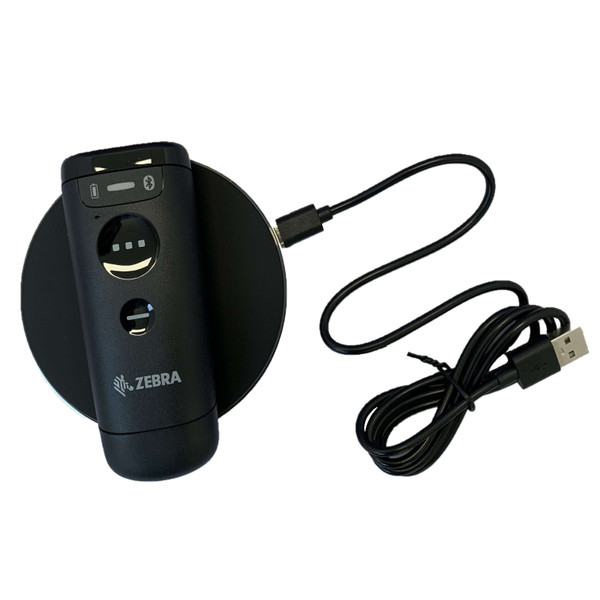 Zebra CS6080: 2D Bluetooth Scanner + USB Charge Pad