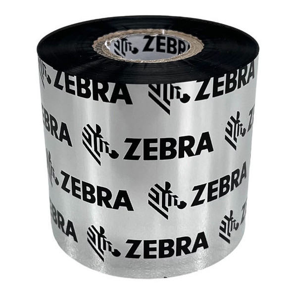 Zebra 60mm x 300M Black Wax Resin Ribbon - ZEB60300CSO