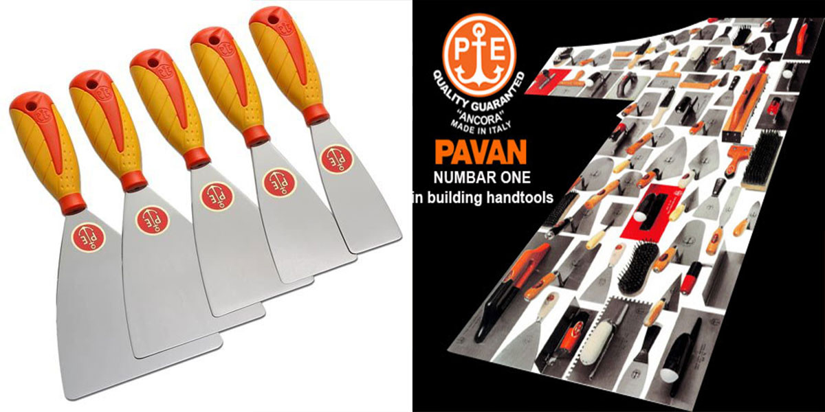 Official Distributor of Pavan Tools for Venetian Plaster, Finishing Trowels