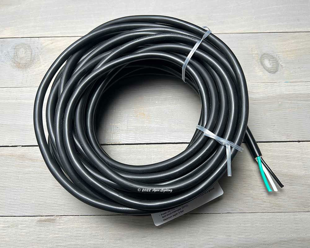 Kraken Dock Light 3-wire 50 foot Extension Cable - Krakens Extension