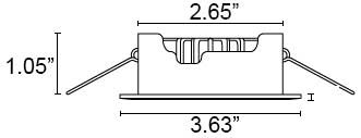 Blade PowerLED Downlight Light | PowerLED Ventura Light